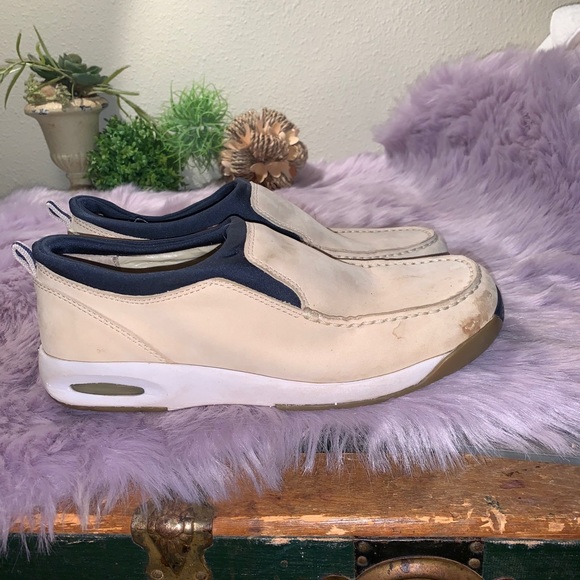 euro step | Shoes | Euro Step Cream Leather Boat Shoe Loafer Size 7 ...